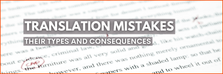 Translation mistakes – their types and consequences