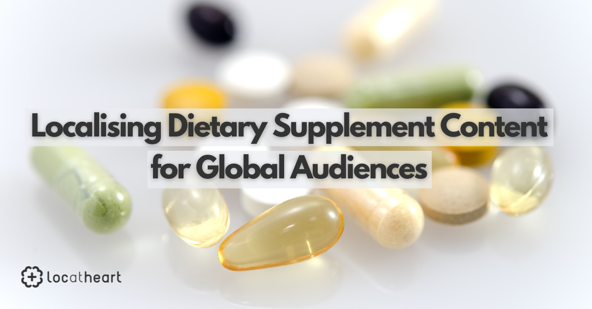 Recipe for Success: Localising Dietary Supplement Content for Global ...